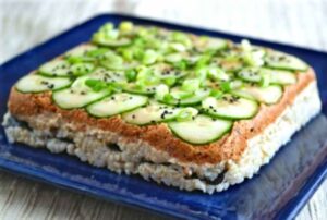 Pan Layered Sushi Recipe • Cooking Hawaiian Style