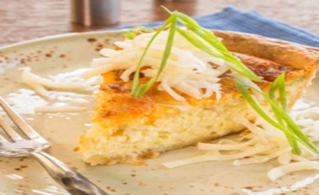 Portuguese Sausage Kim Chee Quiche Recipe • Cooking Hawaiian Style
