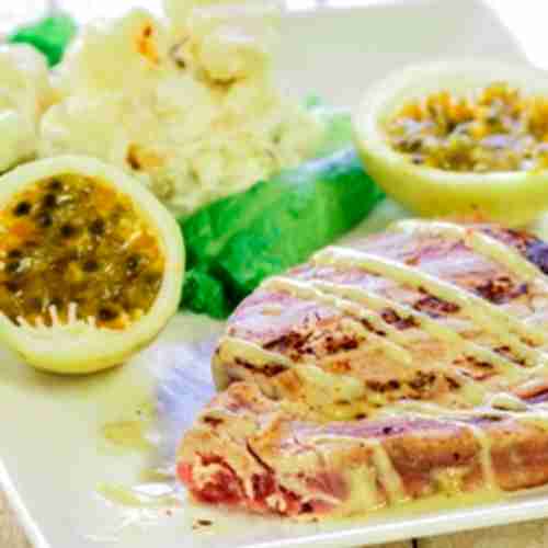 Fresh Ahi w/Chili Lilikoi Sauce Recipe • Cooking Hawaiian Style