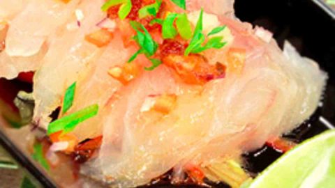 Chef Adam Tabura's Opakapaka Sashimi Recipe • Cooking Hawaiian Style