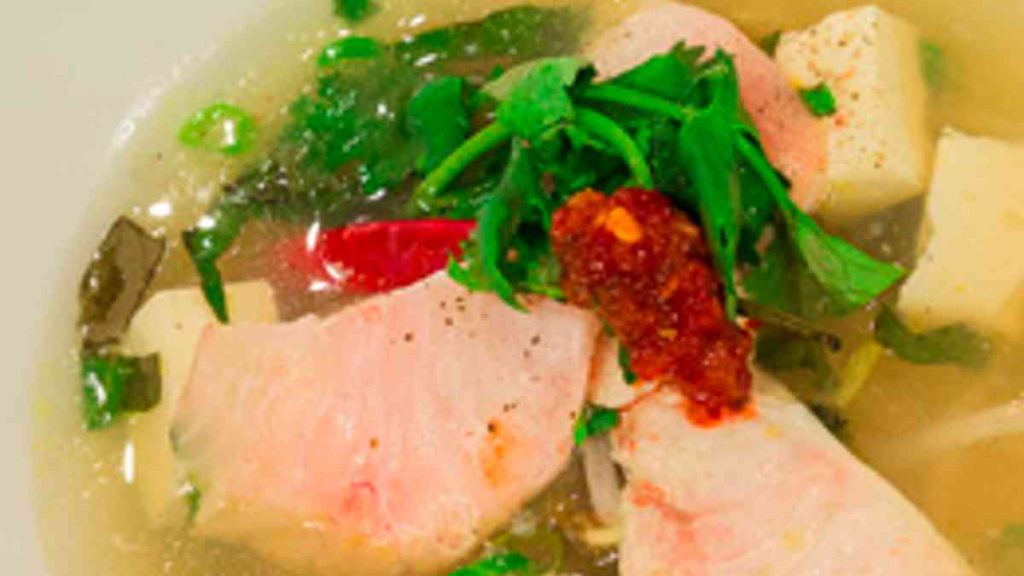 Chef Adam Tabura's Opakapaka Soup Recipe • Cooking Hawaiian Style