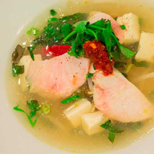 Chef Adam Tabura's Opakapaka Soup Recipe • Cooking Hawaiian Style