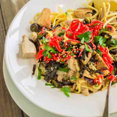 Colleen Hanabusa's Fresh Ahi Pasta Recipe • Cooking Hawaiian Style