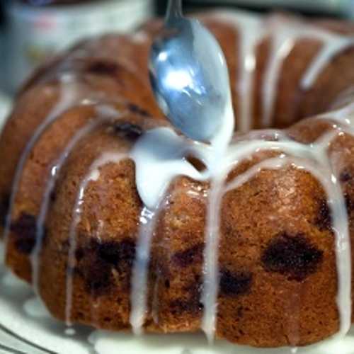 Glazed Blueberry Bundt Cake Recipe • Cooking Hawaiian Style