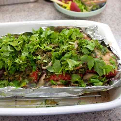 Steamed Onaga w/Chung Choi (Salted Turnip) • Cooking Hawaiian Style