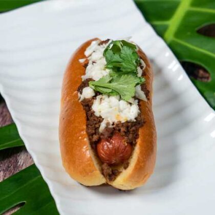 NC Style Chili Slaw “Durham Dogs” • Cooking Hawaiian Style