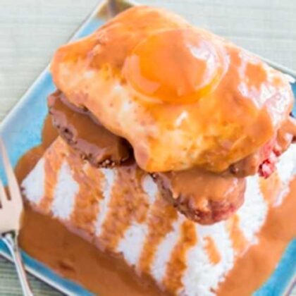 Braised Beef Brisket Loco Moco Recipe • Cooking Hawaiian Style