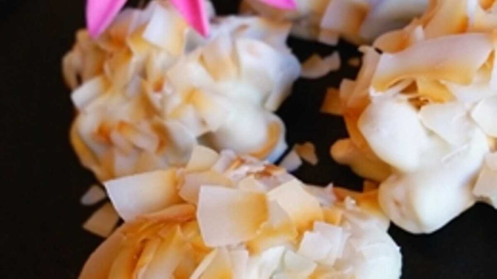 Island Style Coconut Clusters Recipe • Cooking Hawaiian Style