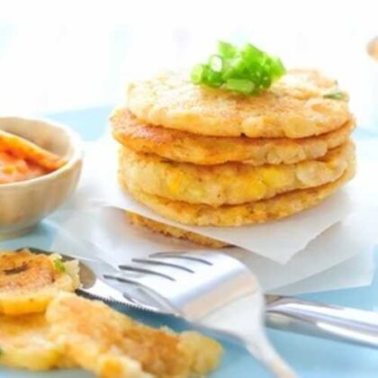 Kim Chee Potato Cakes Recipe • Cooking Hawaiian Style